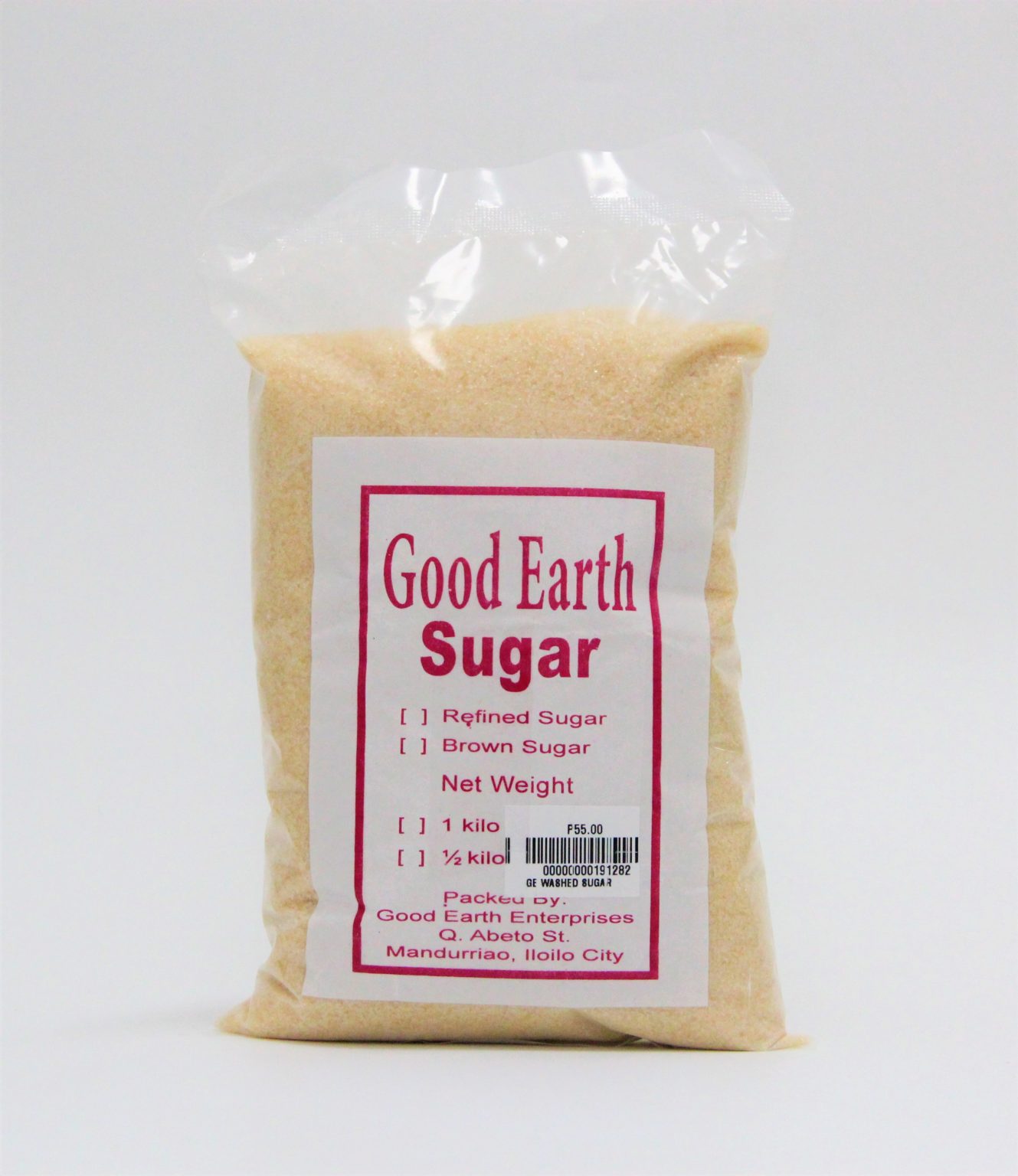 GOOD EARTH WASHED SUGAR 1KG - Iloilo Supermart Online- Aton Guid ini!