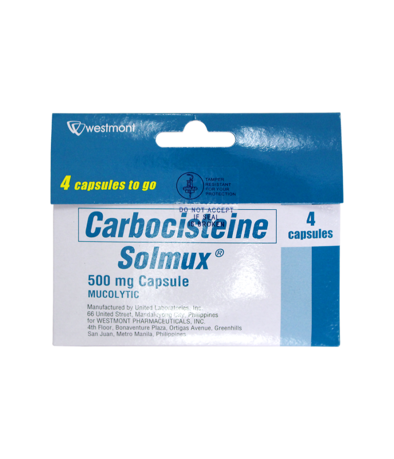 SOLMUX 500MG CAPSULES 4’S - Iloilo Supermart Online- Aton Guid ini!