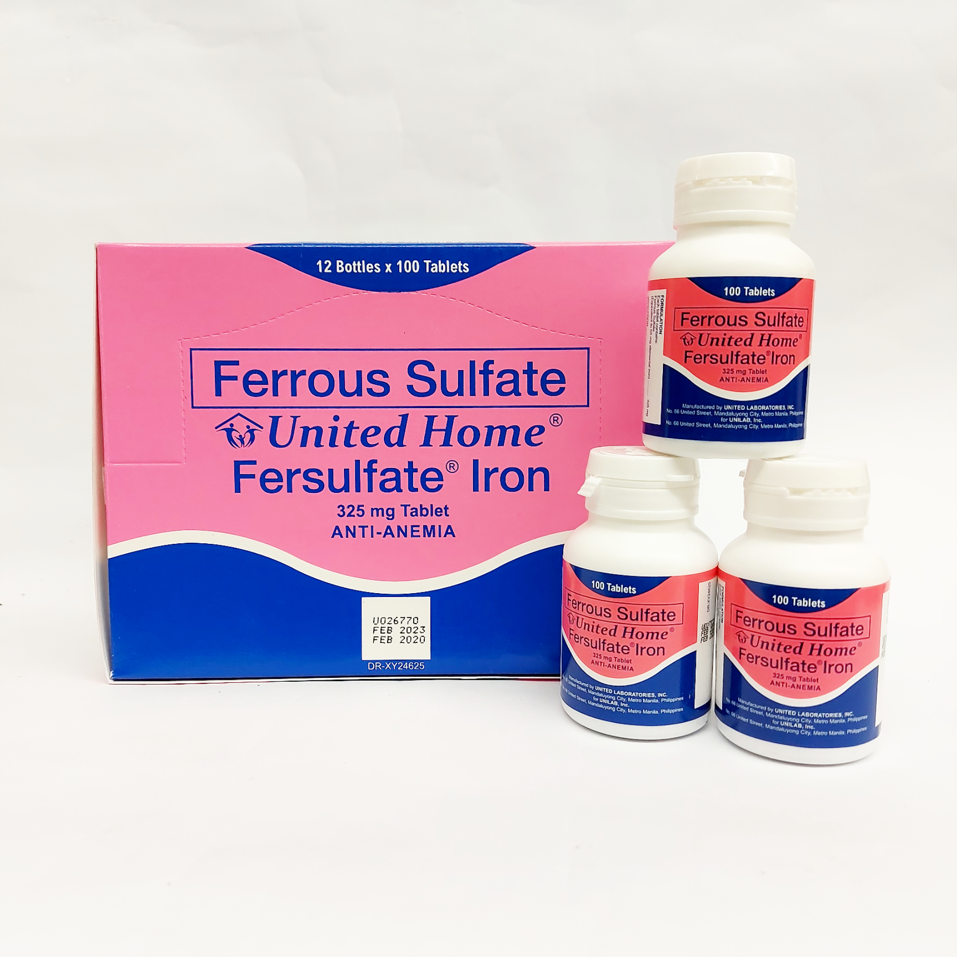UNITED HOME FERSULFATE IRON TABLET 100 S BOTTLE Iloilo Supermart UNITED HOME FERSULFATE IRON TABLET 100 S BOTTLE Iloilo Supermart