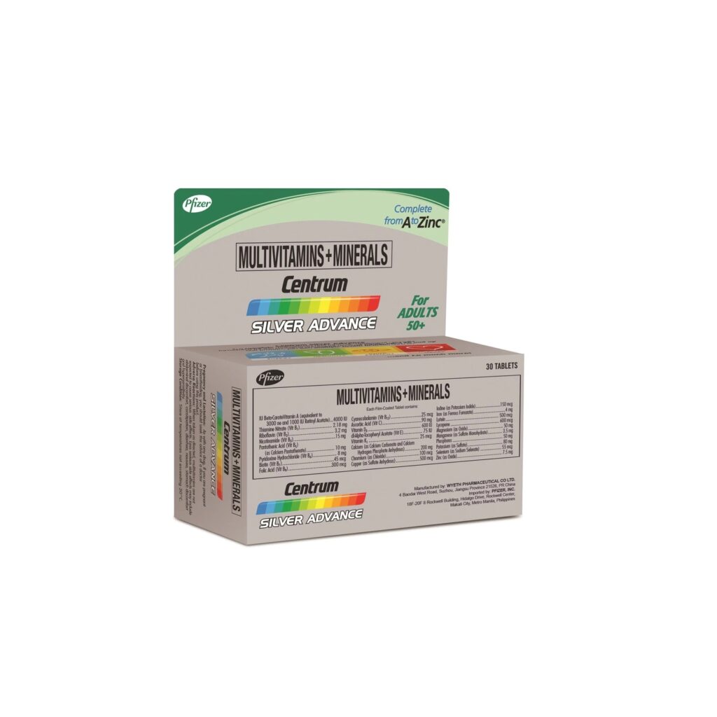 CENTRUM SILVER TABLET 30'S - Iloilo Supermart Online- Aton Guid ini!