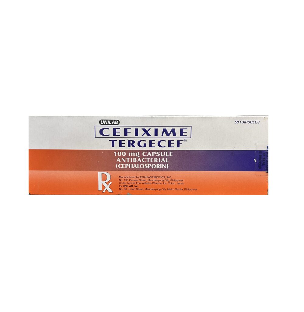 TERGECEF 100MG CAPSULE - Iloilo Supermart Online- Aton Guid ini!