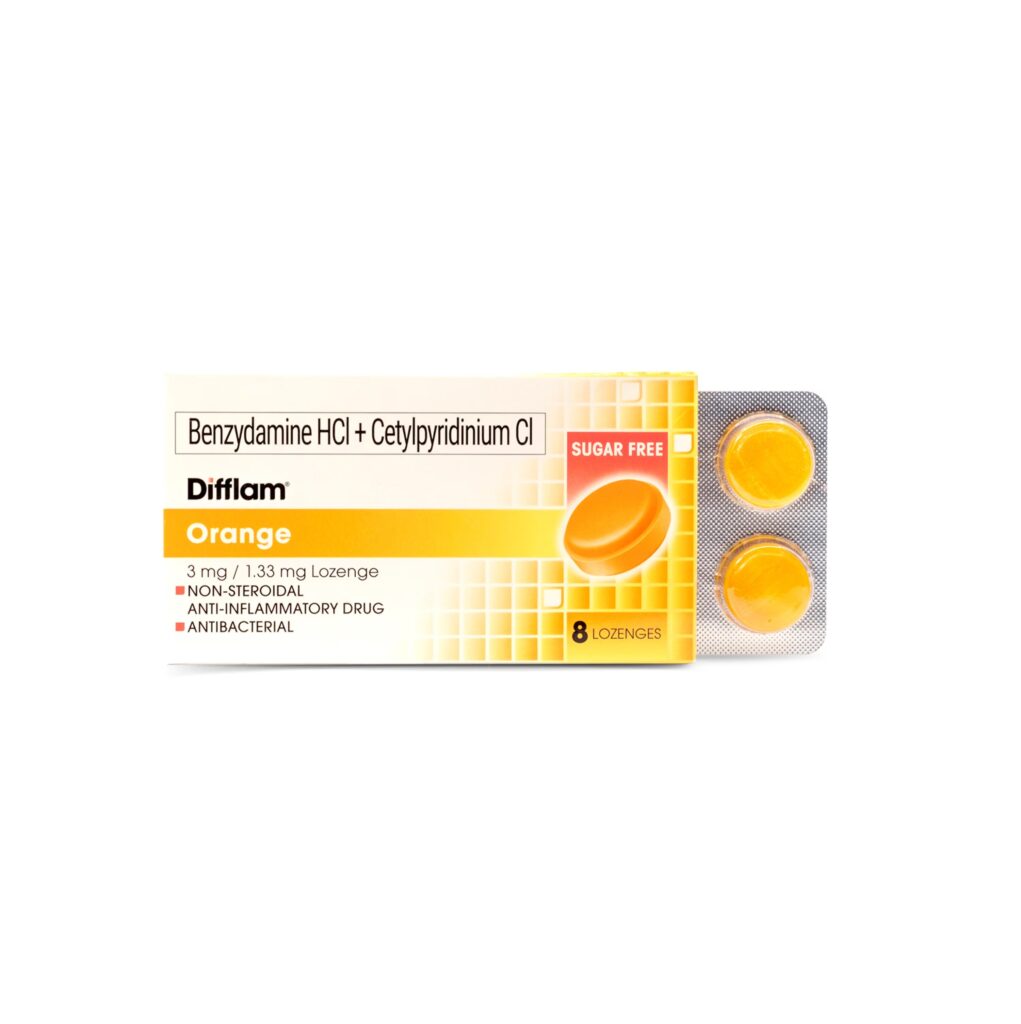 DIFFLAM LOZENGES ORANGE - Iloilo Supermart Online- Aton Guid ini!
