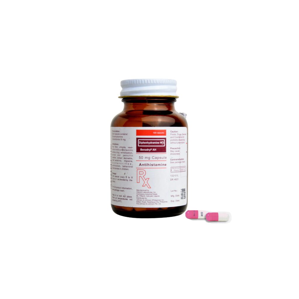 BENADRYL AH 50MG CAPSULE - Iloilo Supermart Online- Aton Guid ini!