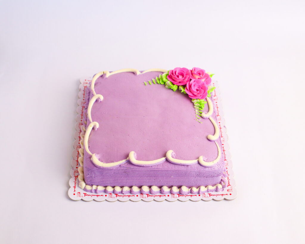 TINAPAYAN SQUARE UBE CAKE (9X9) - Iloilo Supermart Online- Aton Guid ini!