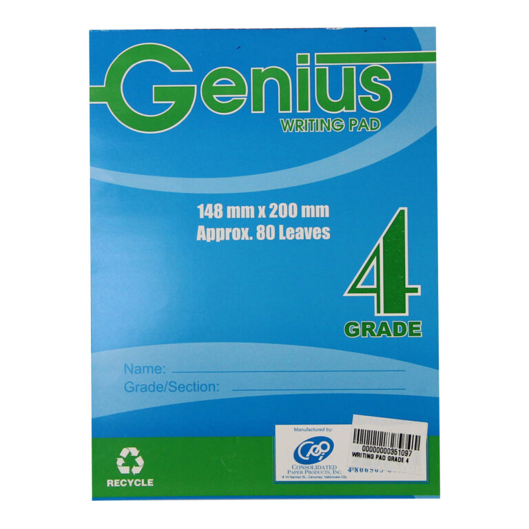 GENIUS WRITING PAD 4 - Iloilo Supermart Online- Aton Guid ini!
