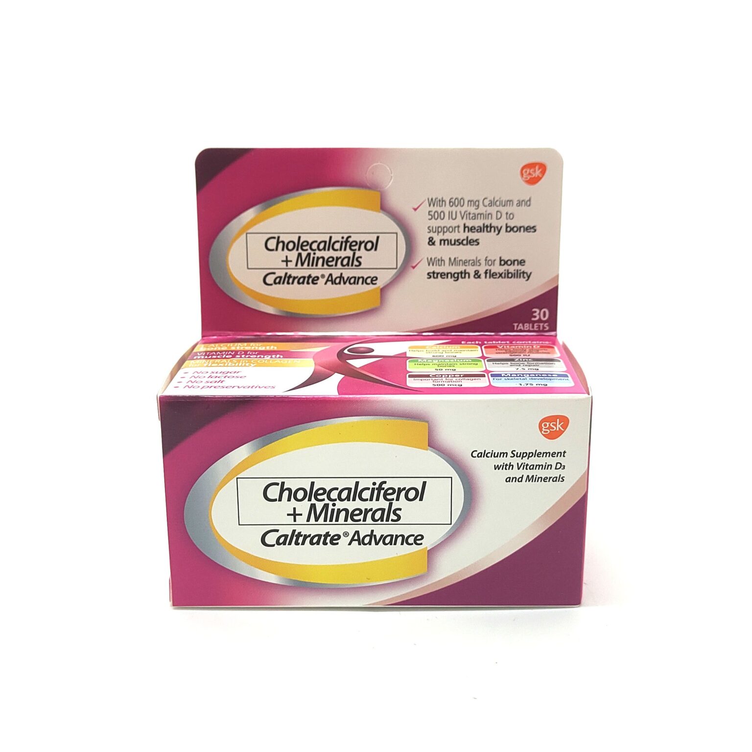 CALTRATE ADVANCE TABLET 30'S - Iloilo Supermart Online- Aton Guid ini!