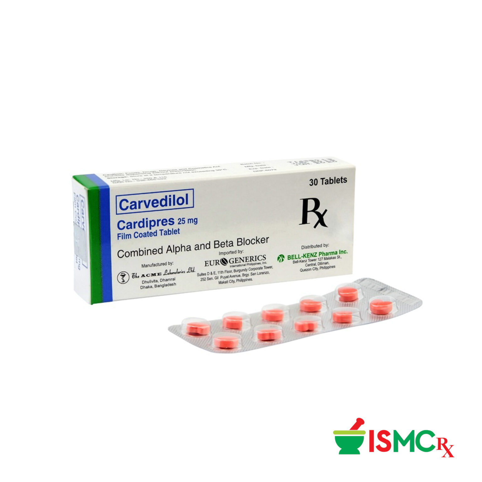 CARDIPRES 25MG TABLET - Iloilo Supermart Online- Aton Guid ini!