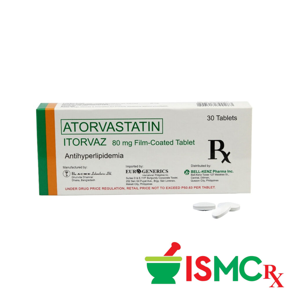 ITORVAZ 80MG TABLET - Iloilo Supermart Online- Aton Guid ini!