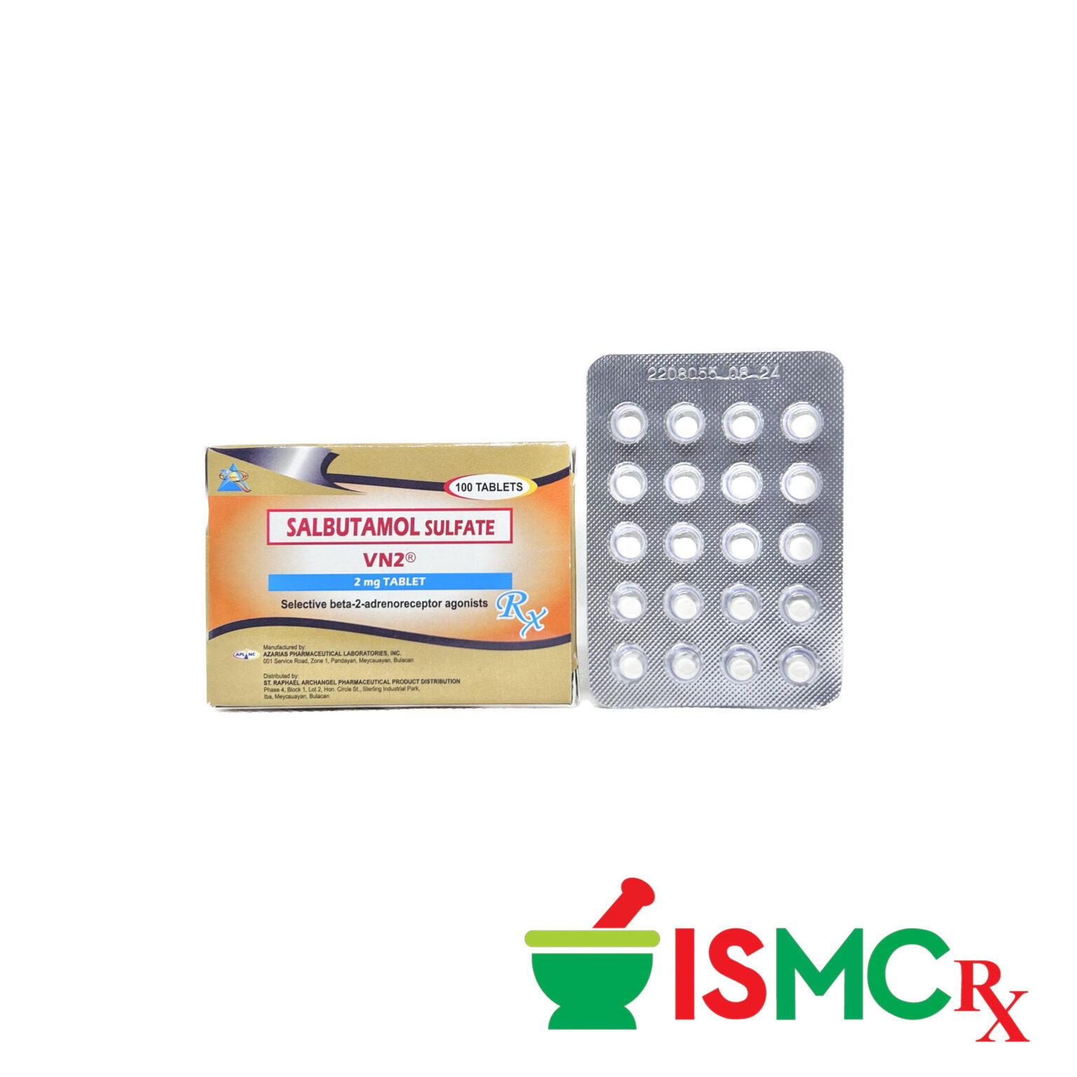 SALBUTAMOL 2MG TABLET - Iloilo Supermart Online- Aton Guid ini!