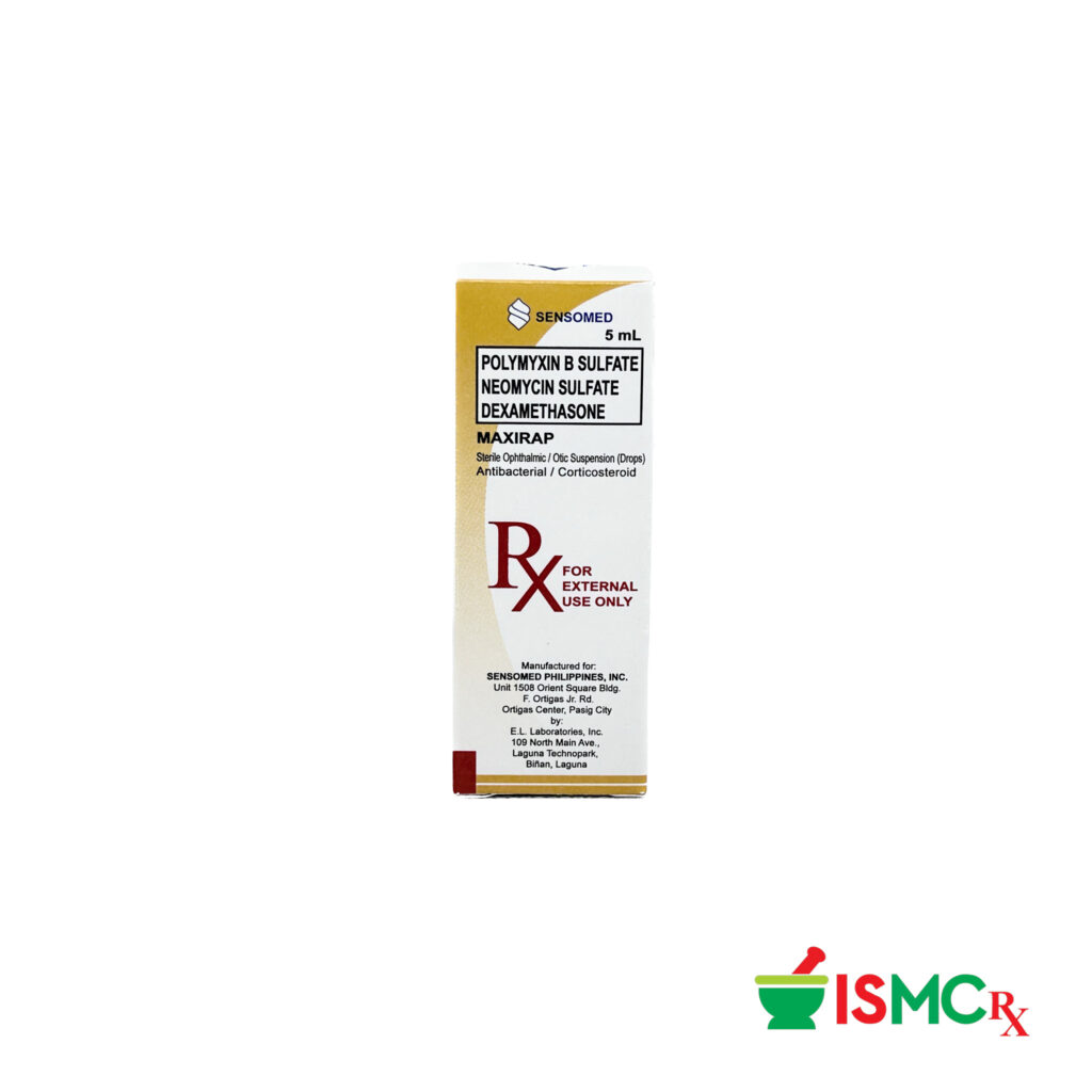 MAXIRAP EYE & EAR DROPS 5ML - Iloilo Supermart Online- Aton Guid ini!