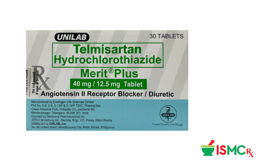 MERIT PLUS 40MG/12.5MG TABLET - Iloilo Supermart Online- Aton Guid ini!
