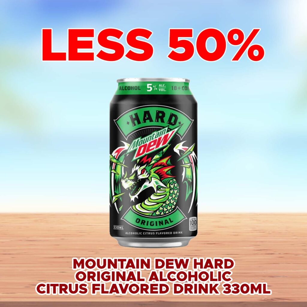 Mountain Dew Hard Original 330ml Less 50% - Iloilo Supermart Online ...