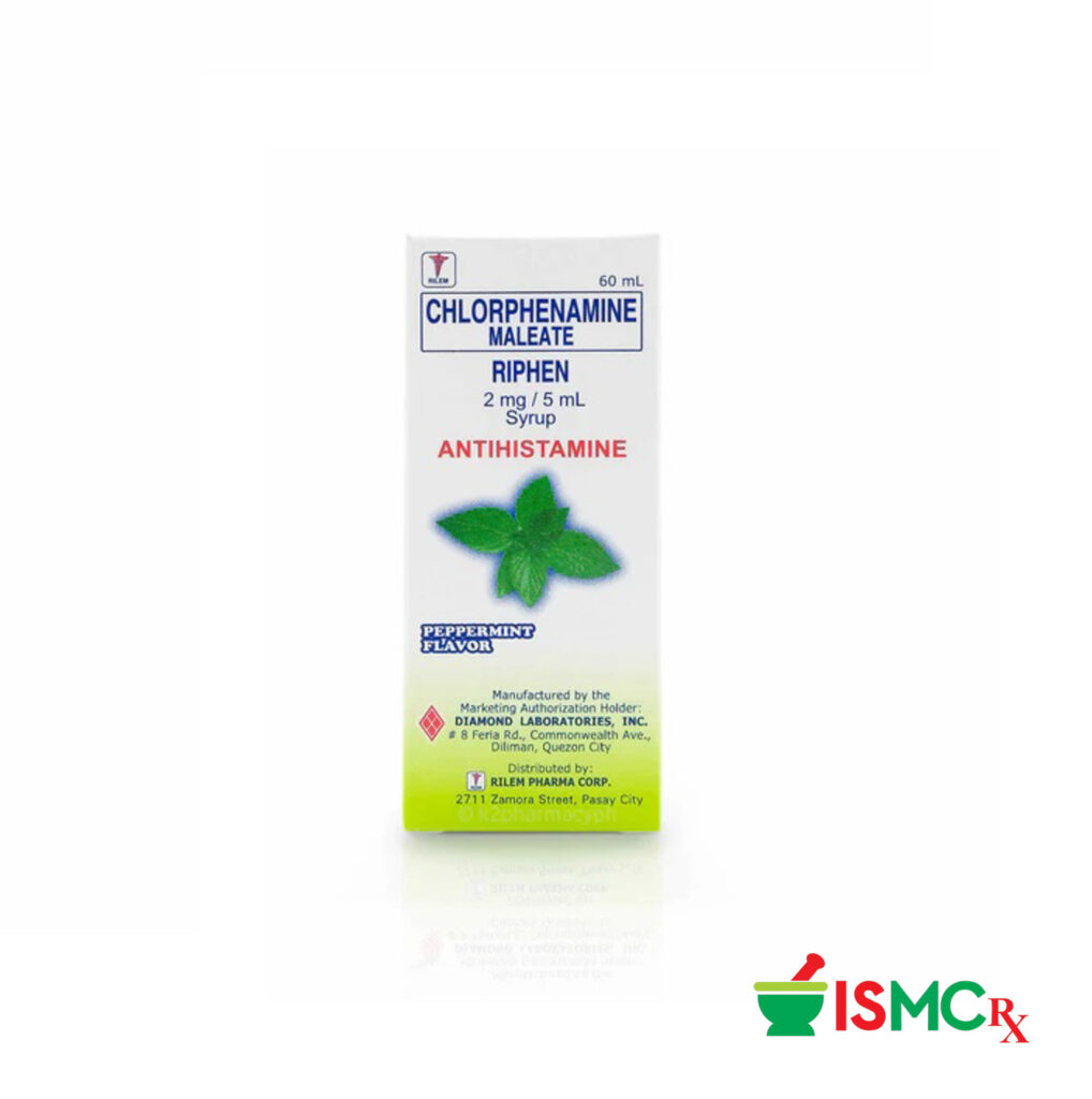 CHLORPHENAMINE SYRUP 60ML - Iloilo Supermart Online- Aton Guid ini!