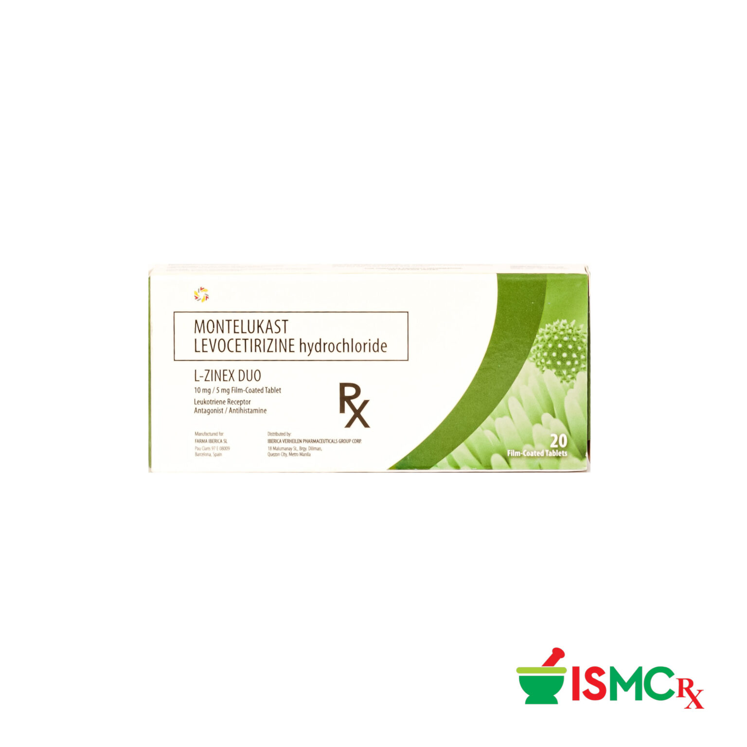 L-ZINEX DUO 10MG/5MG TABLET - Iloilo Supermart Online- Aton Guid ini!