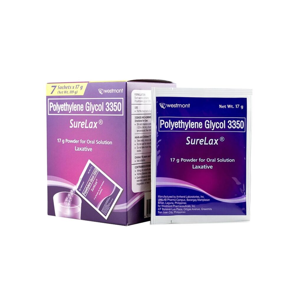 SURELAX 17G POWDER SACHET 7'S - Iloilo Supermart Online- Aton Guid ini!