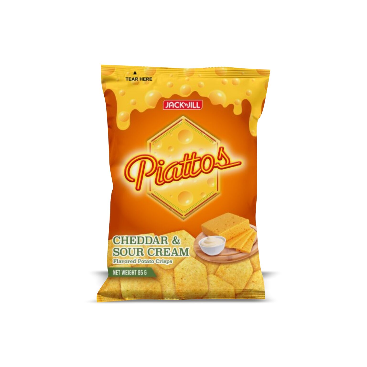 Piattos Cheddar & Sour Cream 85g - Iloilo Supermart Online- Aton Guid ini!